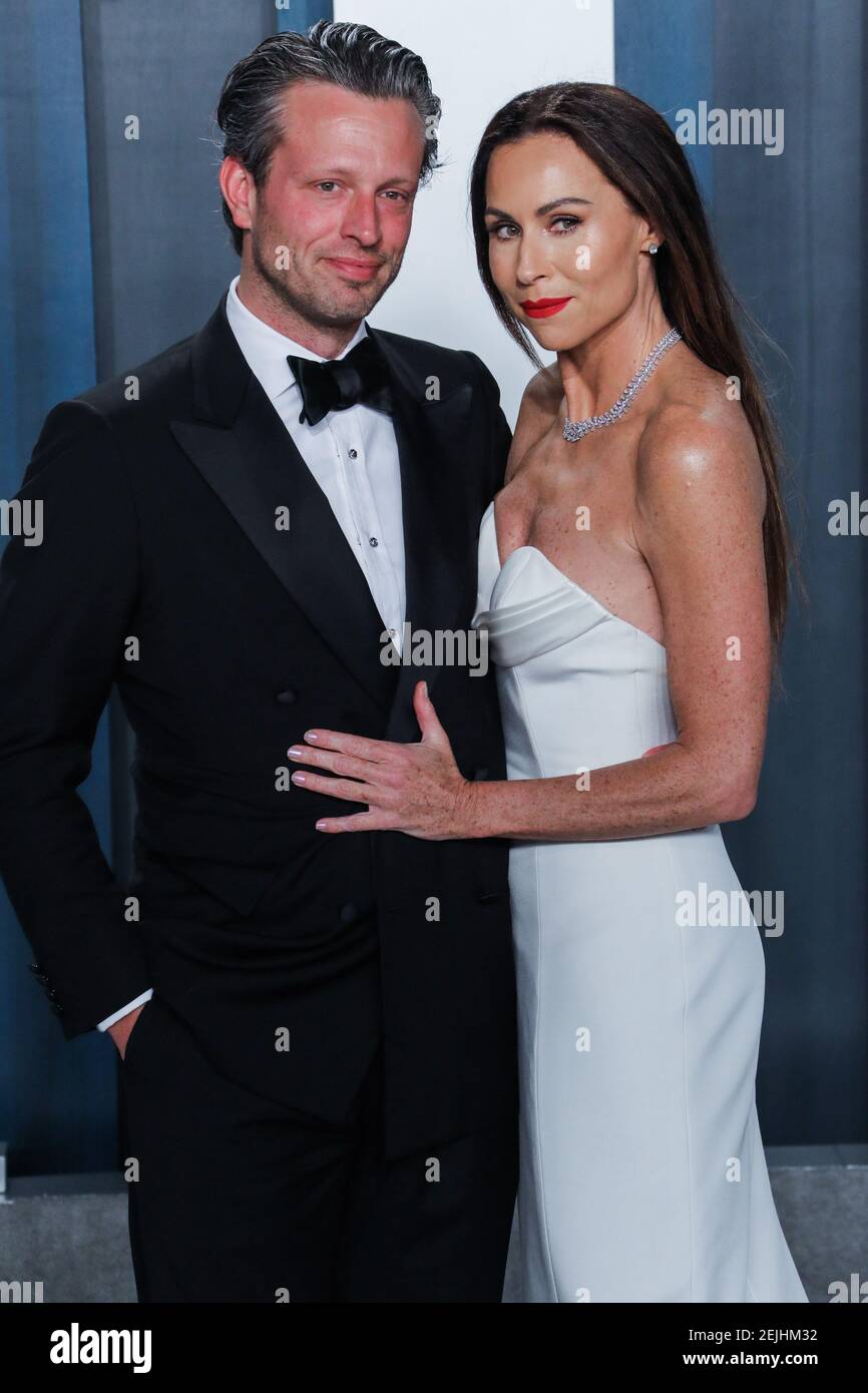 Addison O'Dea and Minnie Driver at the 2020 Vanity Fair Oscar Party ...
