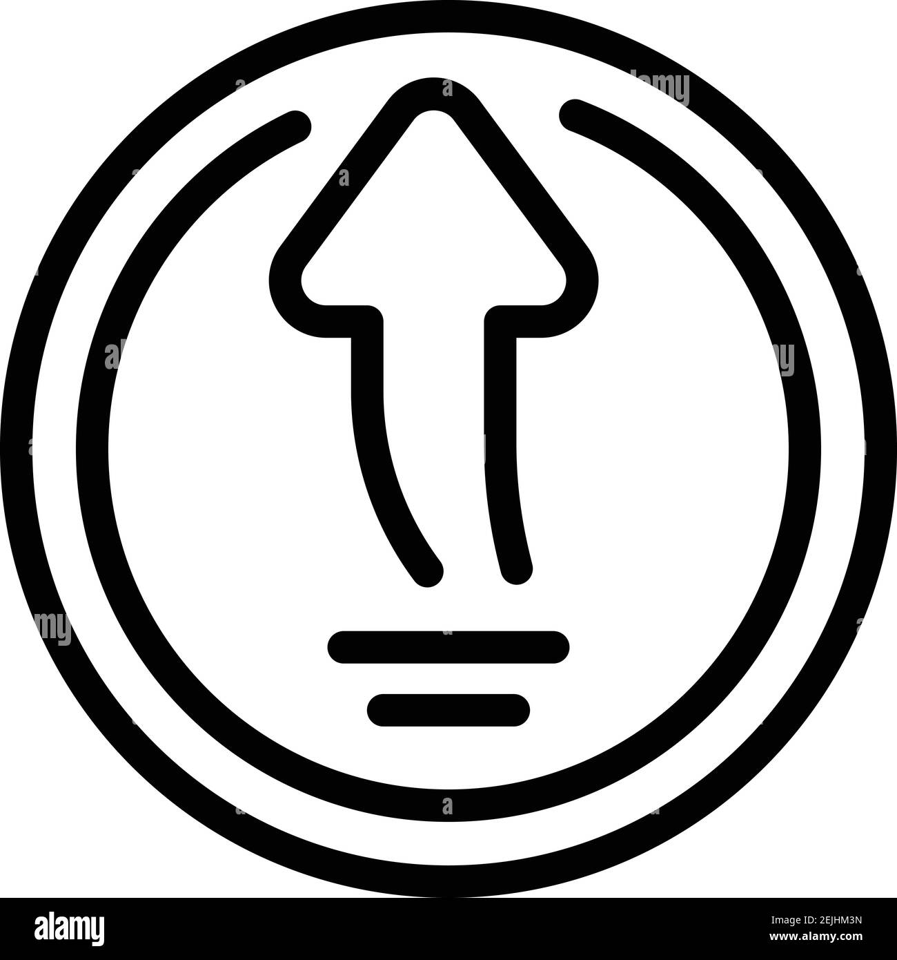 Repost arrow icon. Outline repost arrow vector icon for web design ...