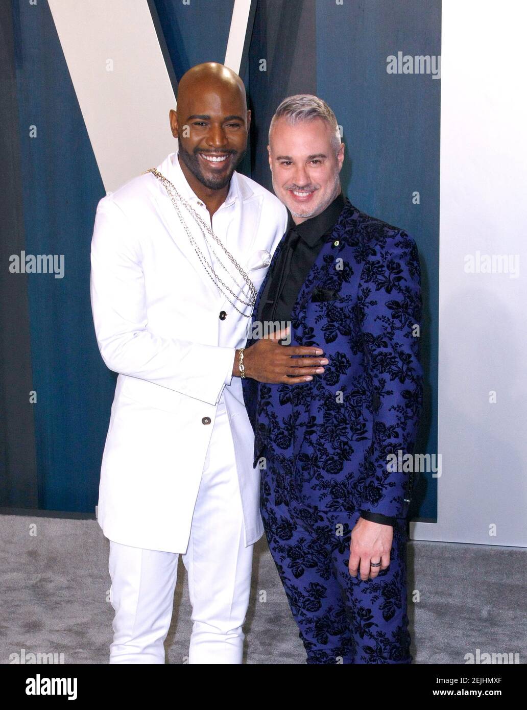 BEVERLY HILLS, CALIFORNIA - FEBRUARY 9: Karamo Brown, Ian Jordan attend ...