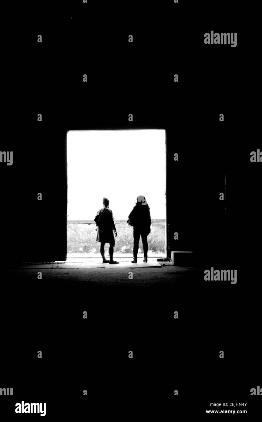 Woman old town latvia Black and White Stock Photos & Images - Alamy