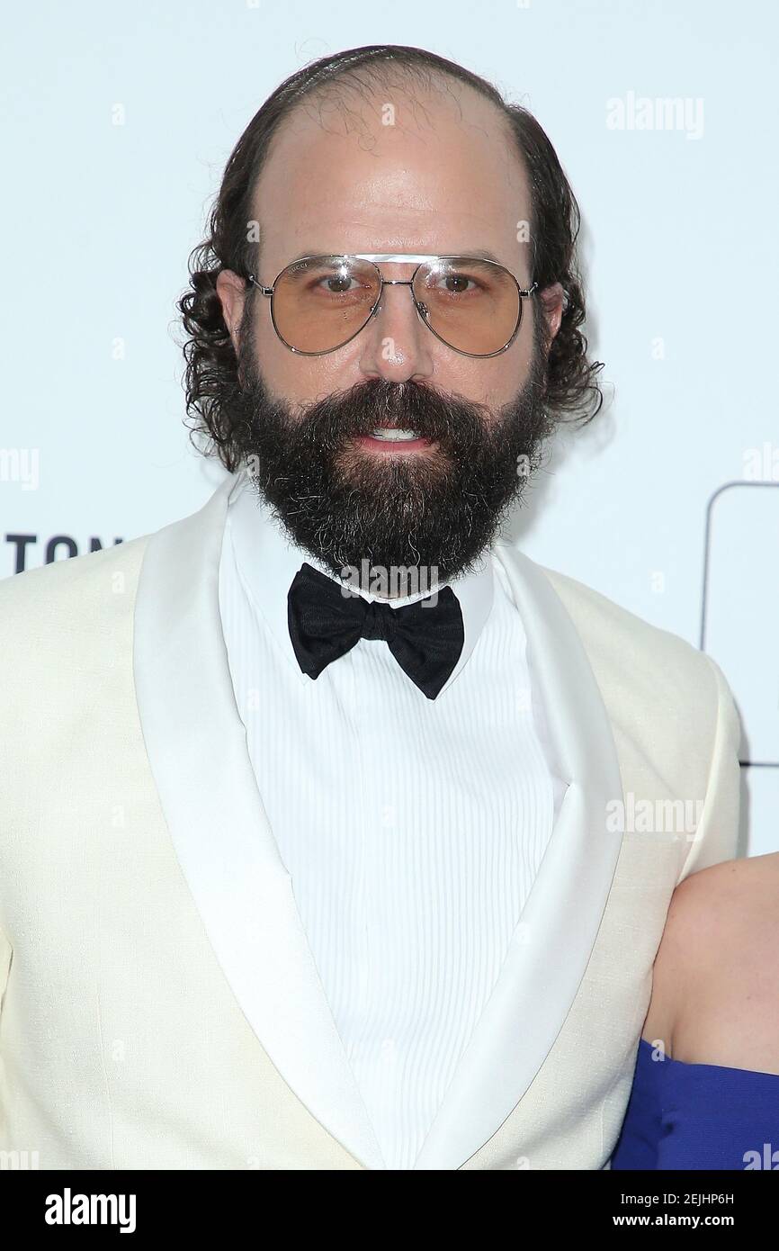 Brett Gelman attends the 28th Annual Elton John AIDS Foundation Academy ...