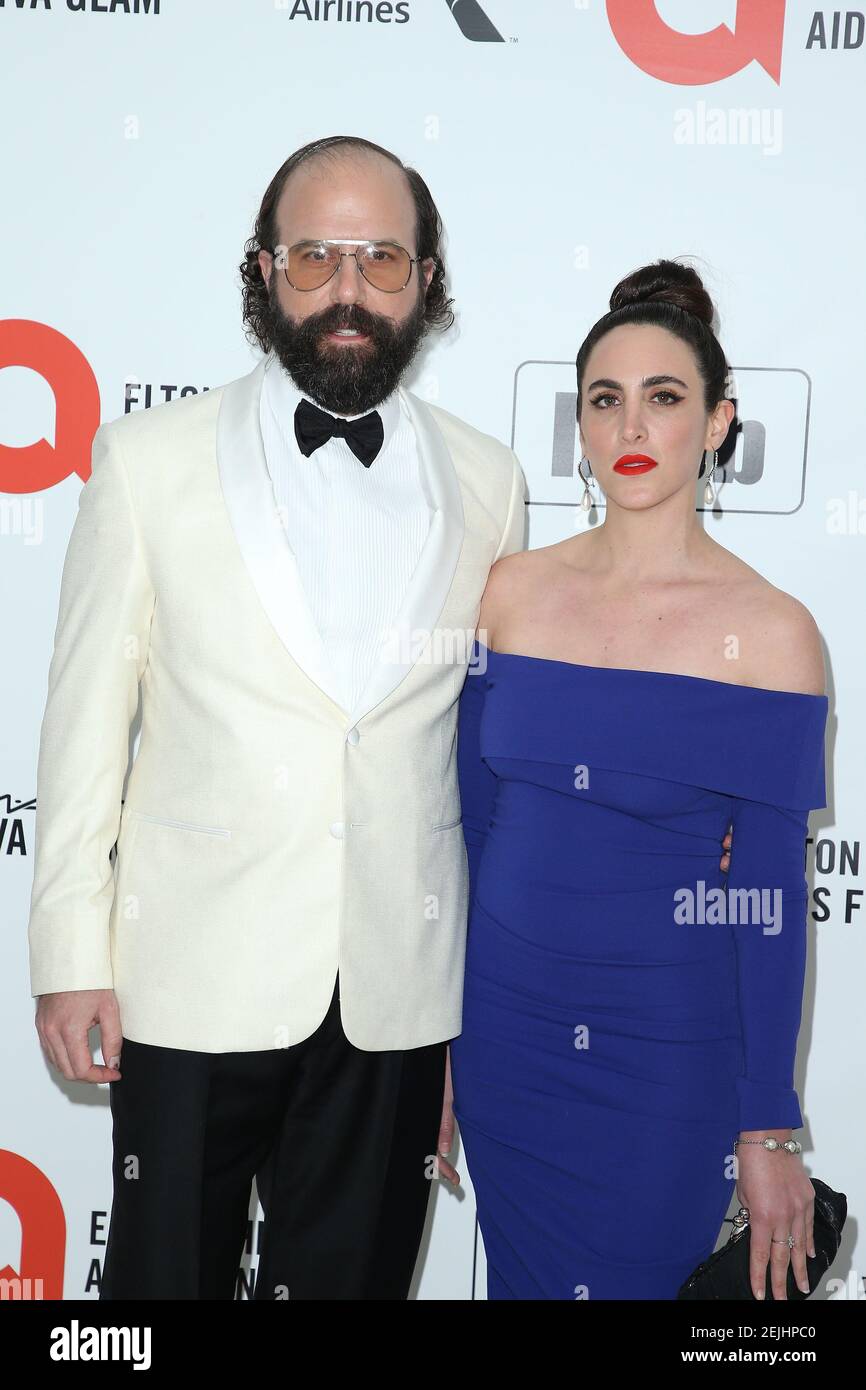 Brett Gelman, Ari attend the 28th Annual Elton John AIDS Foundation ...