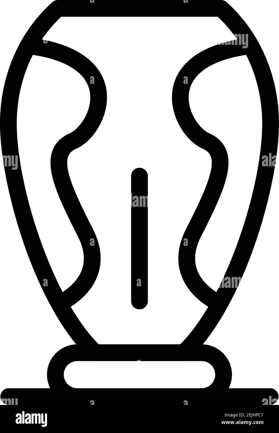 Bowl amphora icon. Outline bowl amphora vector icon for web design ...