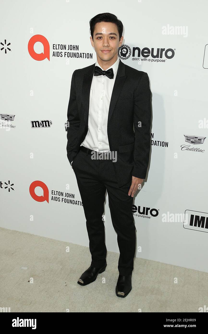 Kyle Hanagami attends the 28th Annual Elton John AIDS Foundation ...