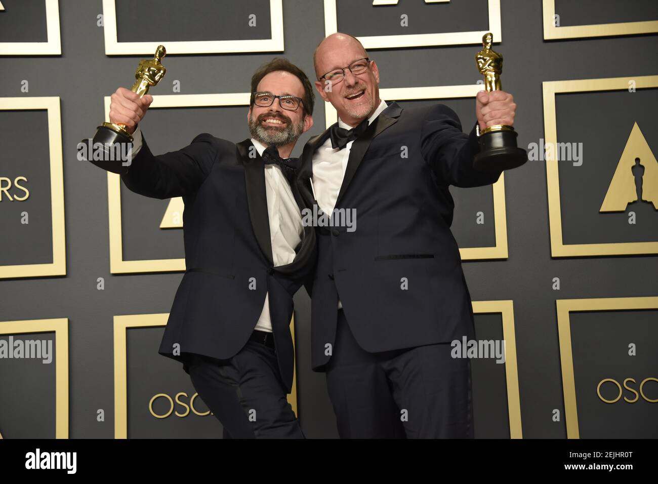 Film editors Andrew Buckland and Michael McCusker, winners of the Film ...
