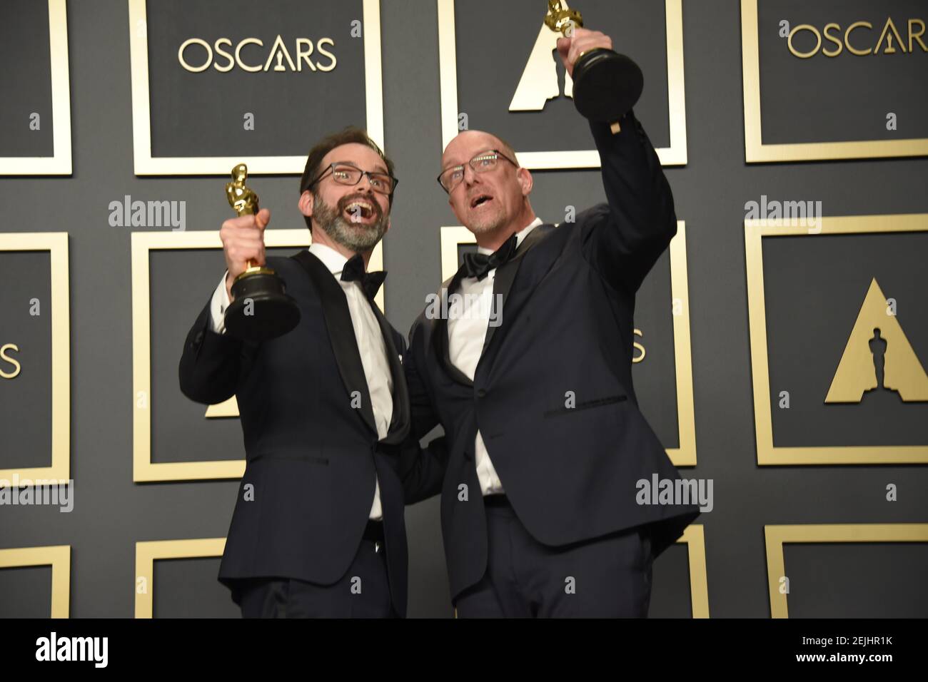 Film editors Andrew Buckland and Michael McCusker, winners of the Film ...
