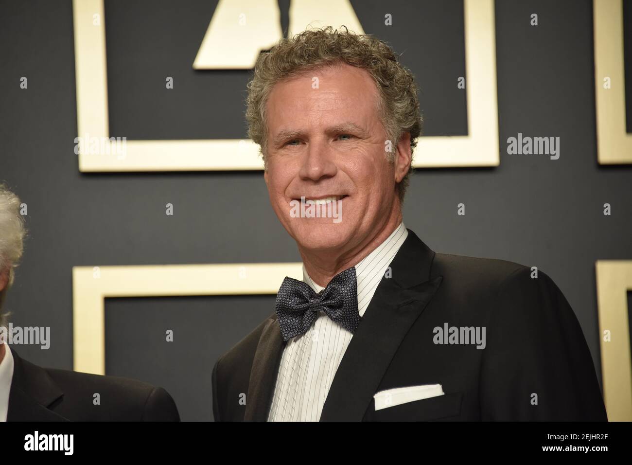 Will Ferrell posing in the press room at the 92nd Annual Academy Awards ...