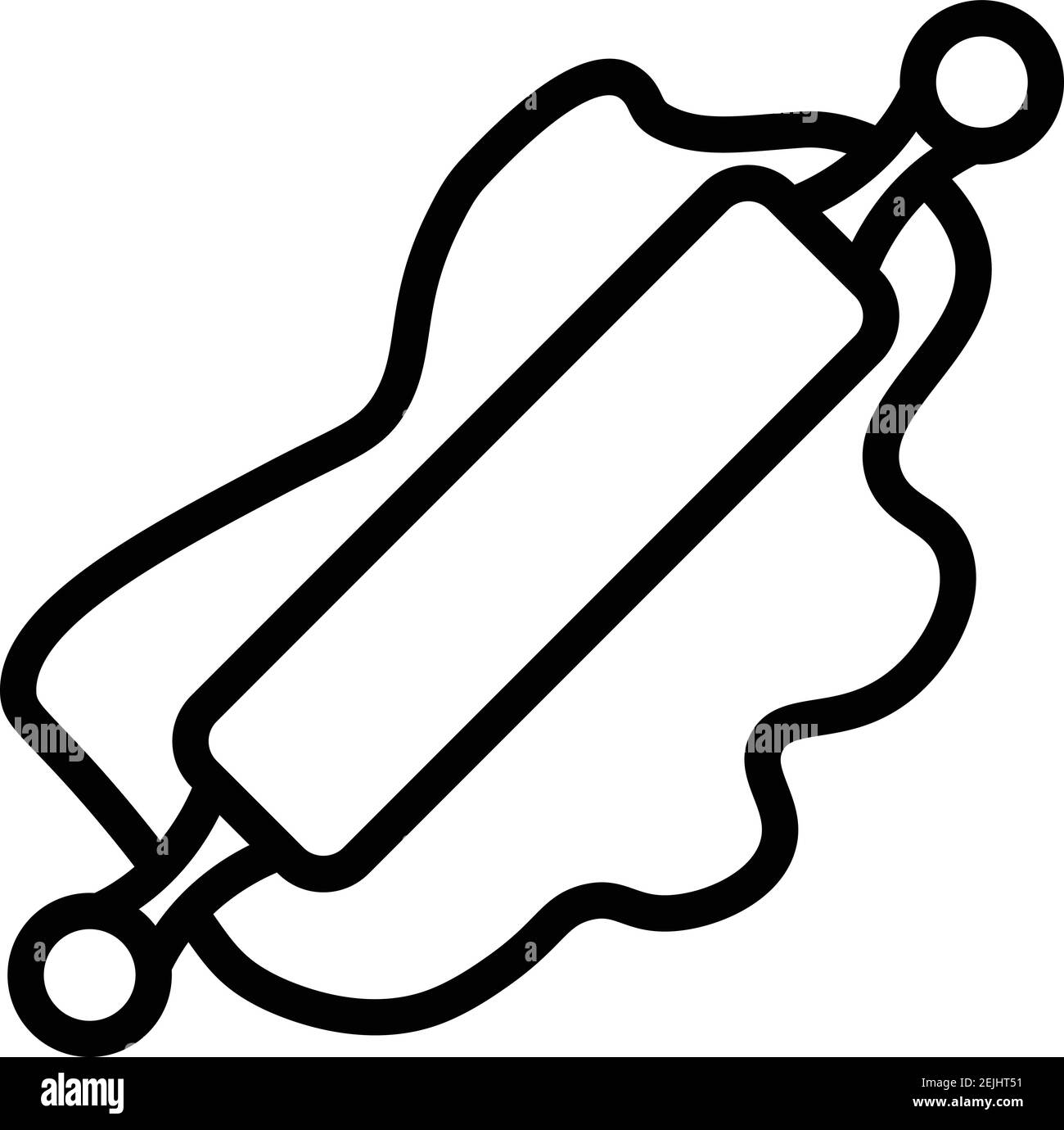 Cooking batter icon. Outline cooking batter vector icon for web design ...