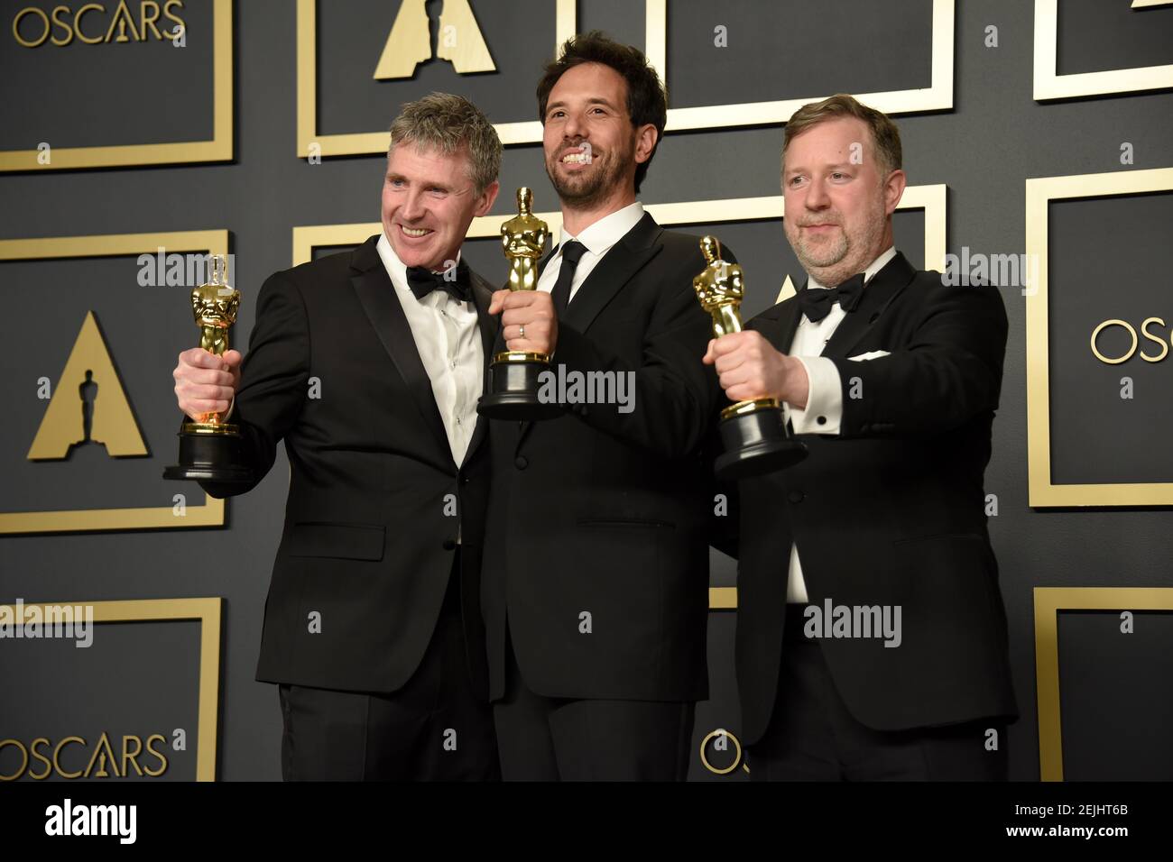 Guillaume Rocheron, Dominic Tuohy and Greg Butler, winners of the ...
