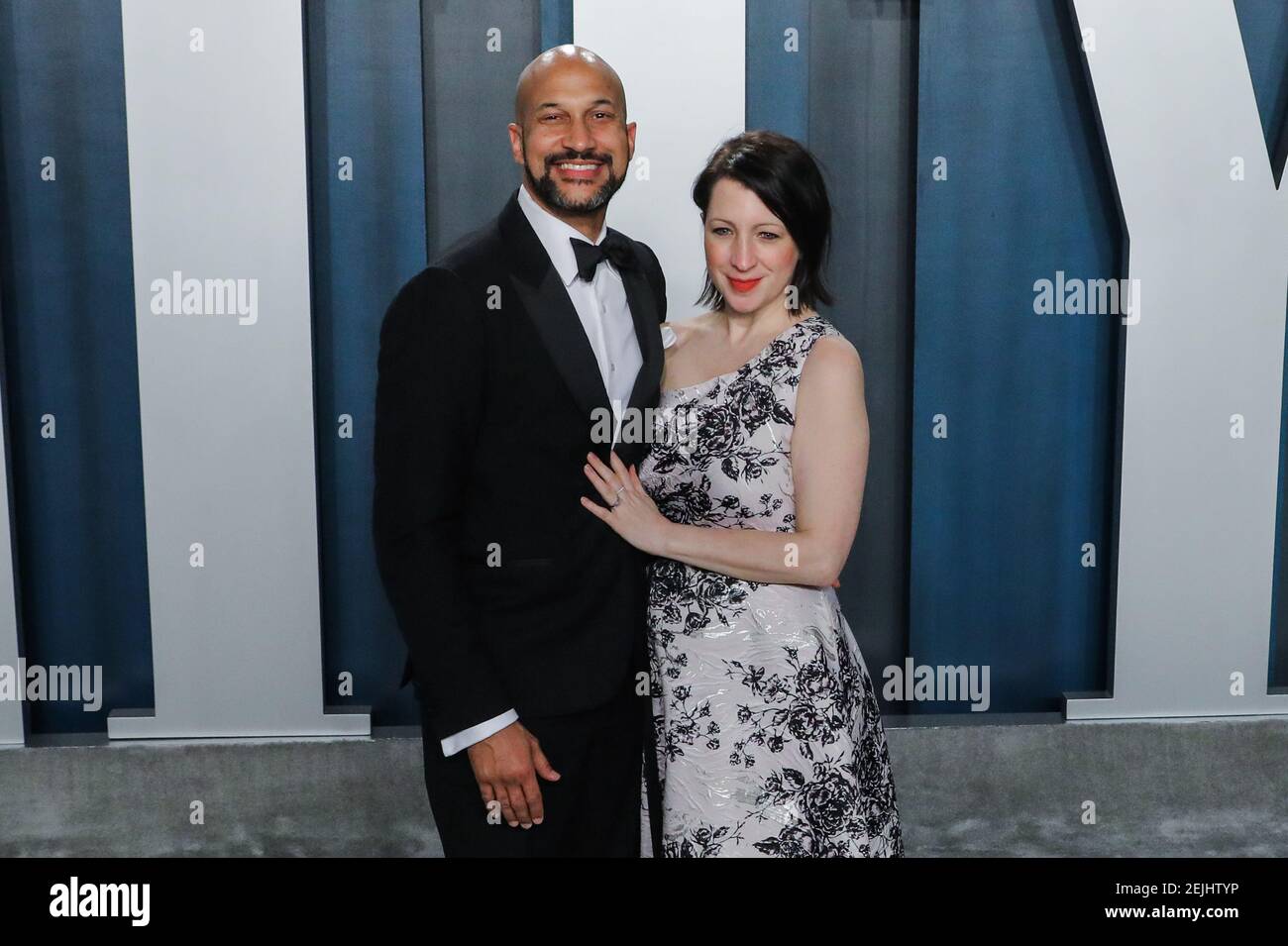 Keegan-Michael Key and Elisa Key walking on the red carpet at the 2020 ...