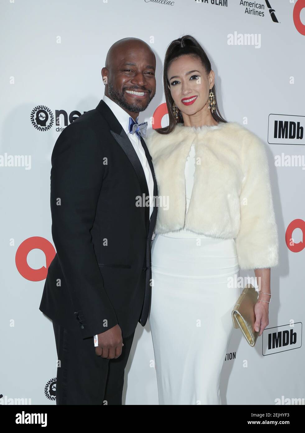 Taye Diggs, Kristi Korzec walking the red carpet at the 28th Annual ...