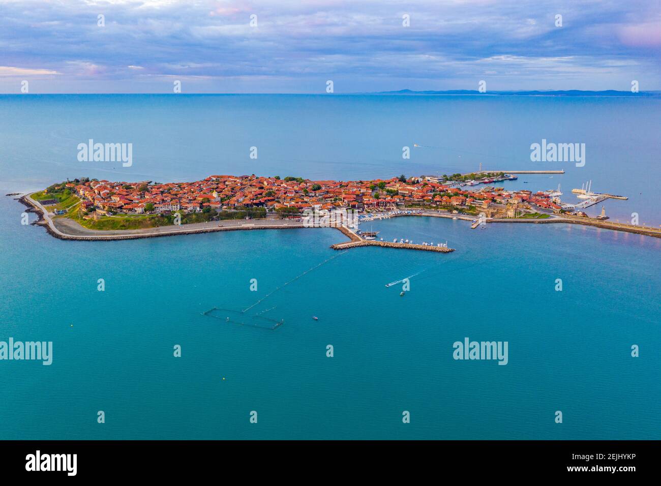 Nesebar nessebar port aerial hi-res stock photography and images - Alamy