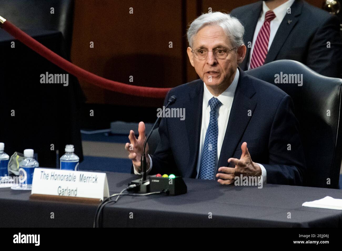 Merrick Garland appears before a Senate Committee on the Judiciary ...