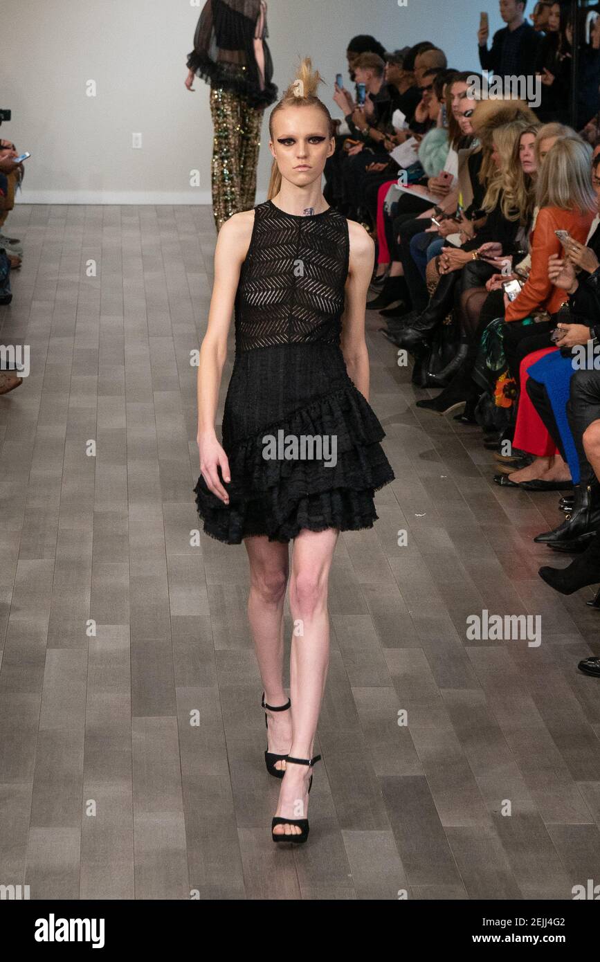 Models walk the Frederick Anderson FW20 Runway NYFW Show at Stride Arts ...