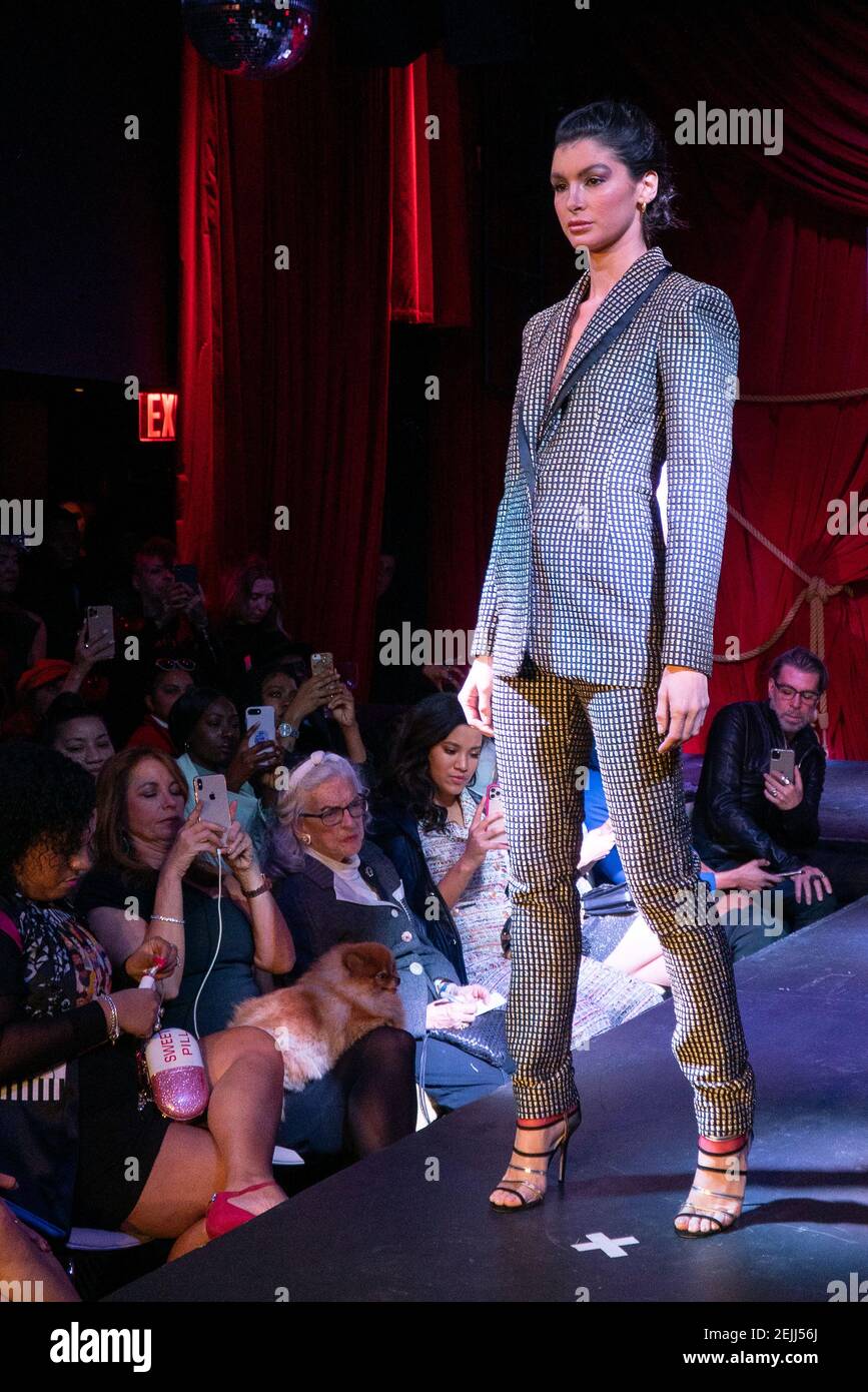 Models walk the Randi Rahm FW20 Runway NYFW Show at Public Arts in New ...