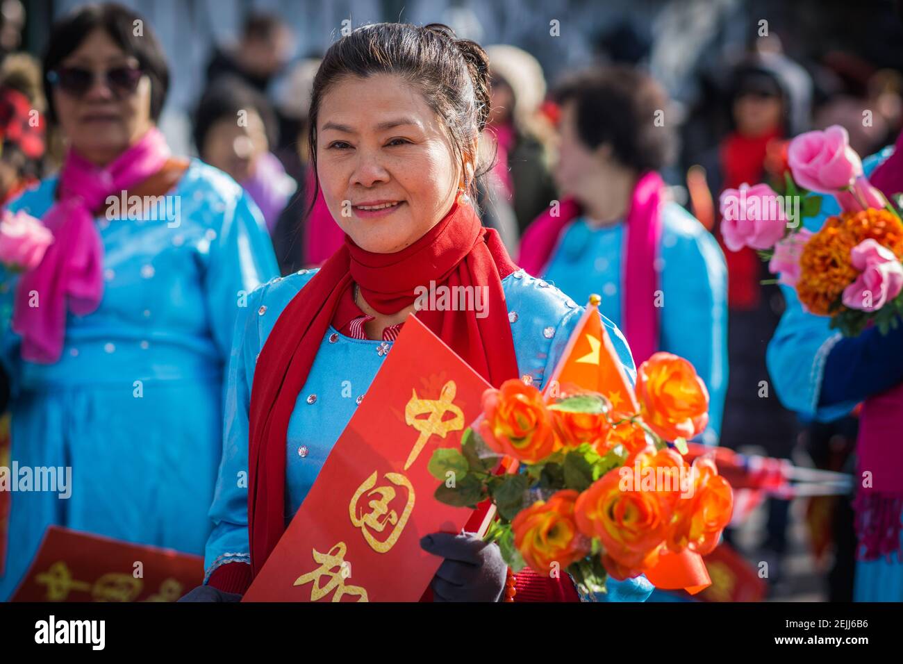 Lunar New Year Parade celebrating the year of the rat in Chinatown, New ...