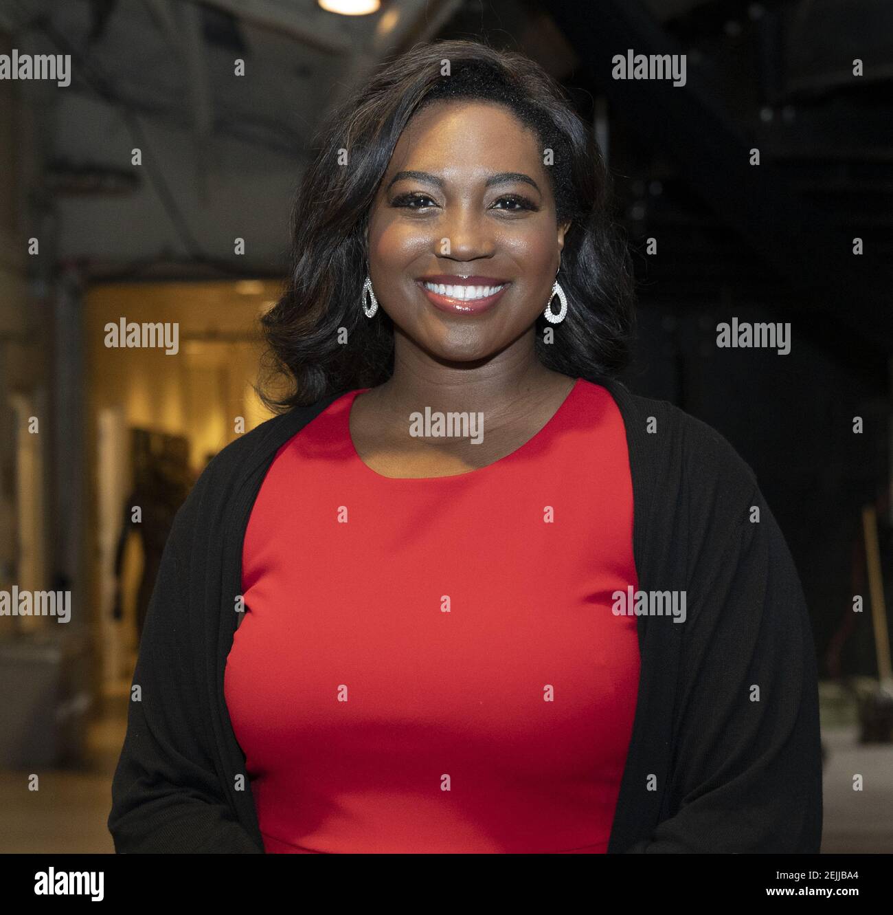 Metropolitan Opera singer Angel Blue poses at 144th Westminster Kennel ...