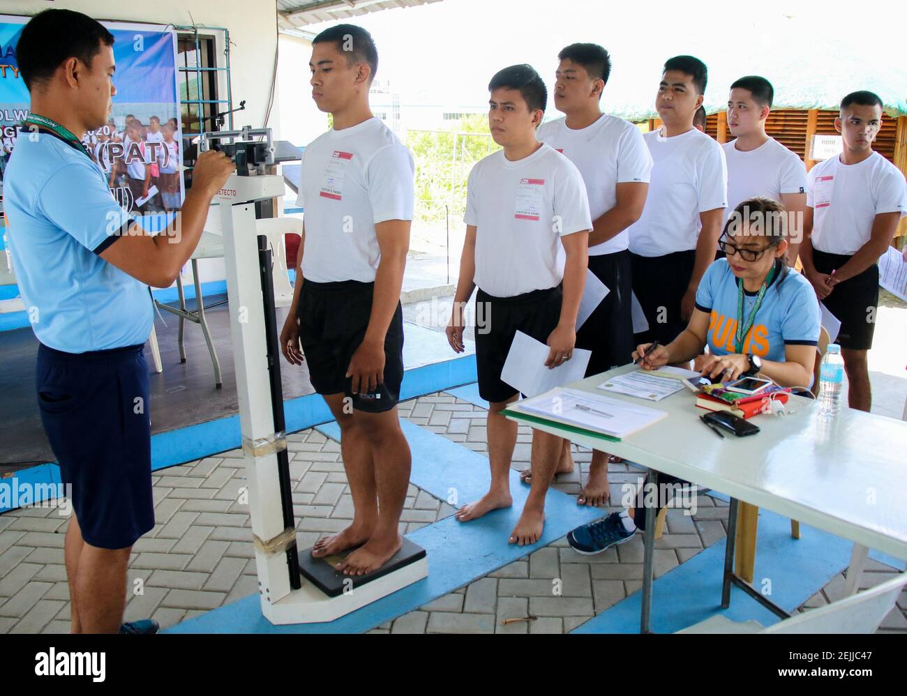 Applicants screened for their Body Mass Index (BMI). National Police ...