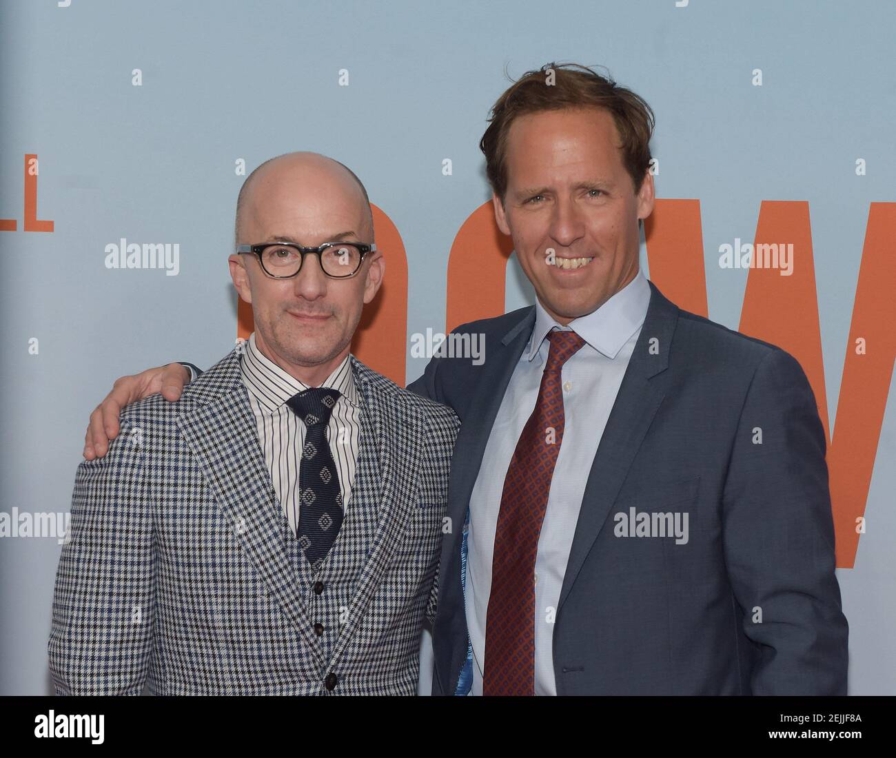NEW YORK, NEW YORK - FEBRUARY 12: Jim Rash and Nat Faxon attend the ...