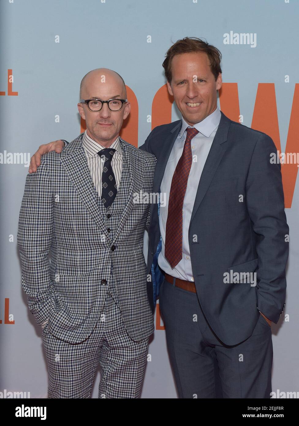 NEW YORK, NEW YORK - FEBRUARY 12: Jim Rash and Nat Faxon attend the ...