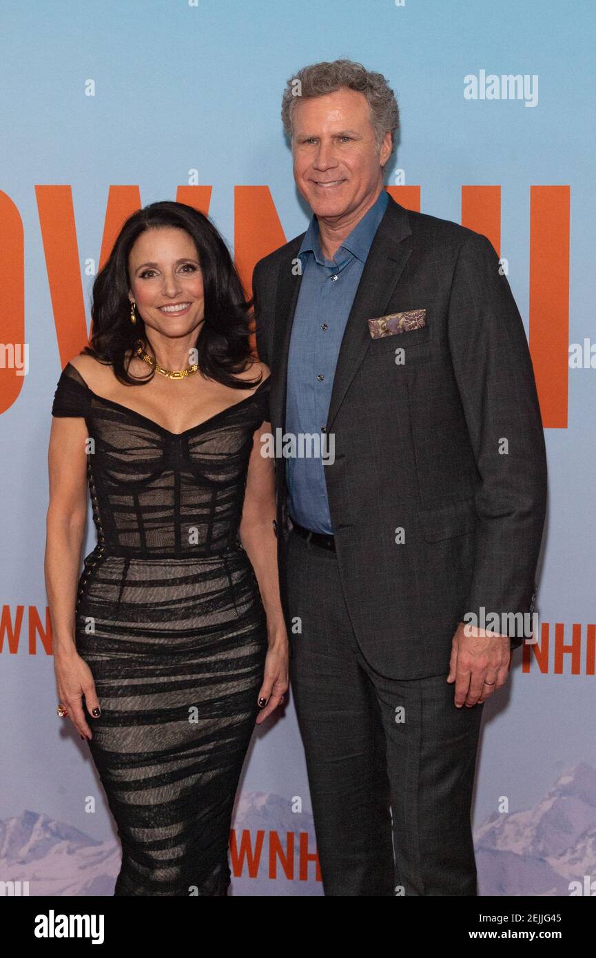 Julia Louis-Dreyfus and Will Ferrell attend the premiere of "Downhill ...