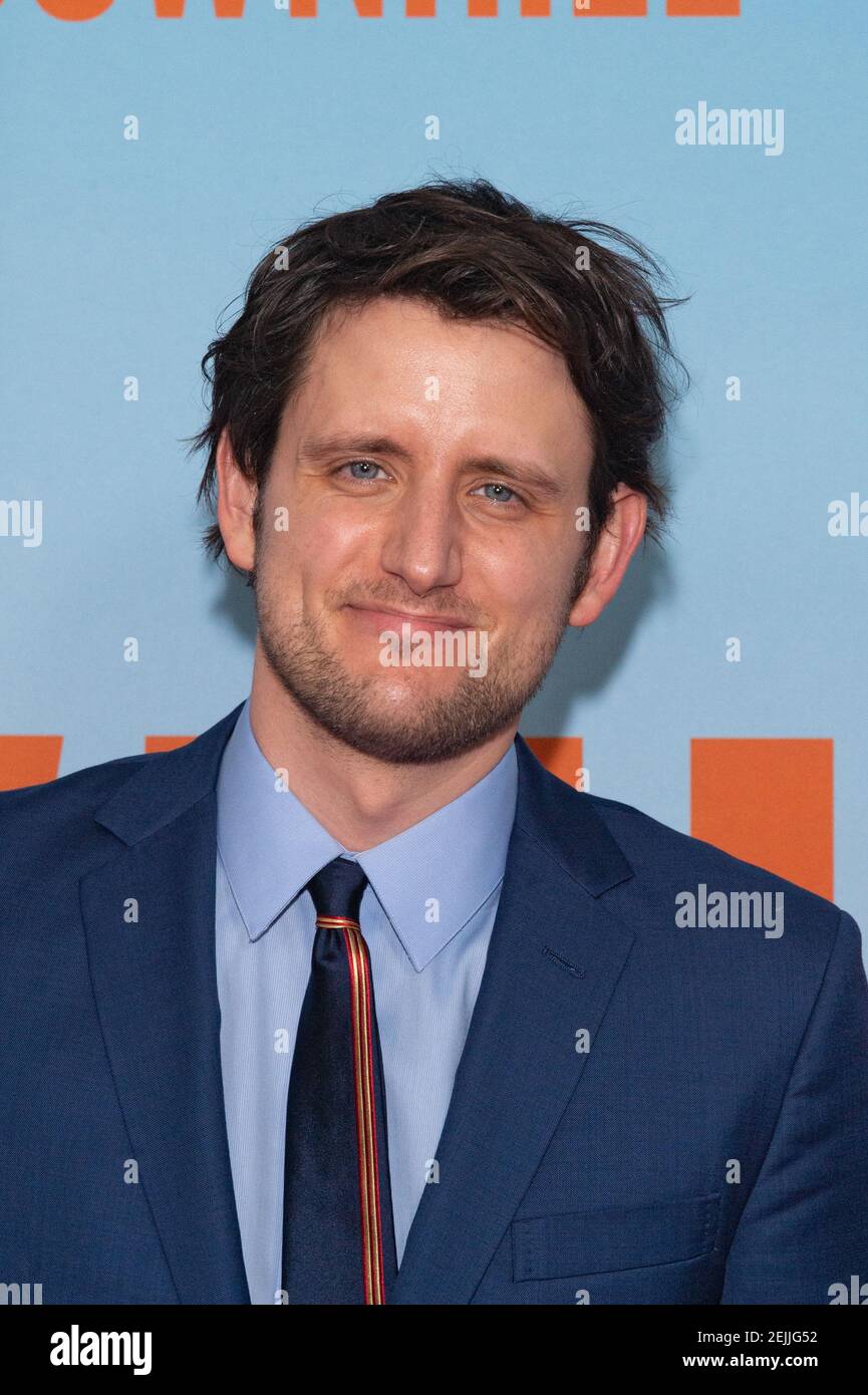 Zach Woods attends the premiere of "Downhill" at SVA Theater. (Photo by ...