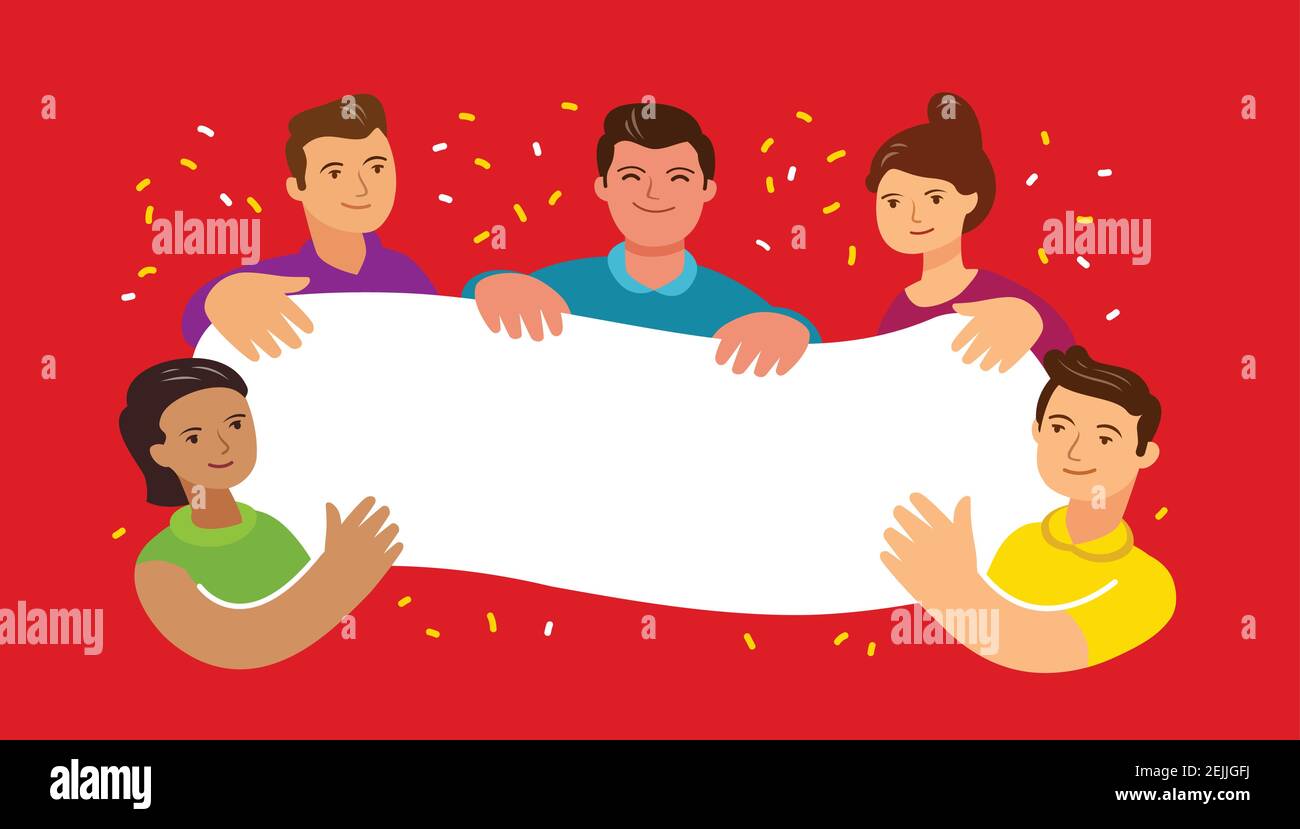 Group of women partying illustration Stock Vector Images - Alamy