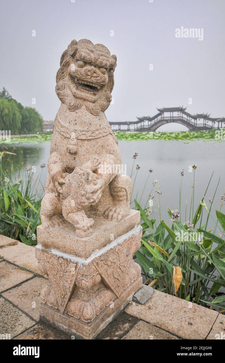 Jiangsuï¼ŒCHINA-In jinxi ancient town, kunshan city, Jiangsu province ...