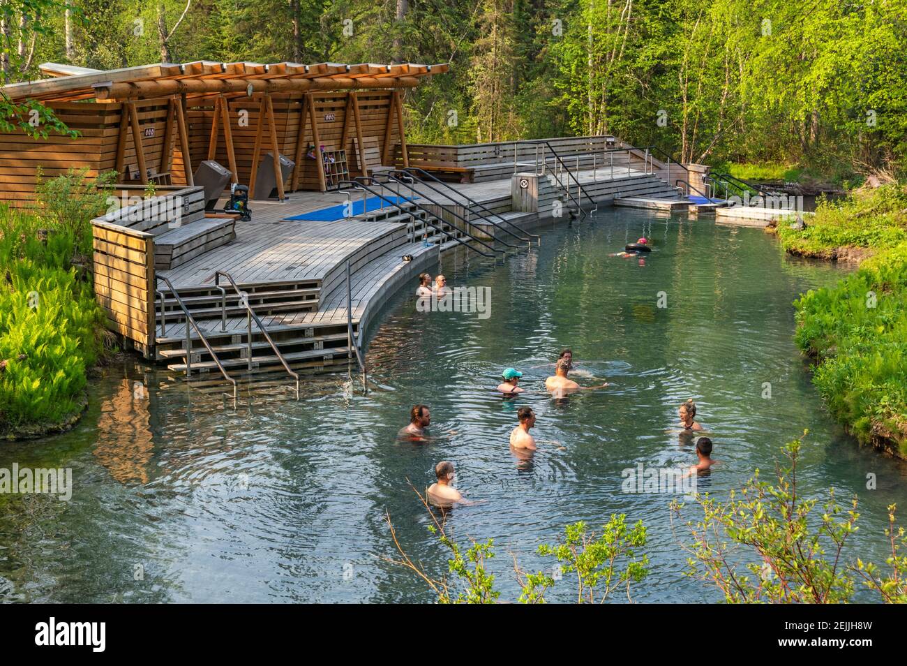 Canada, British Columbia, Alaska Highway Historical Milepost 496, Liard ...