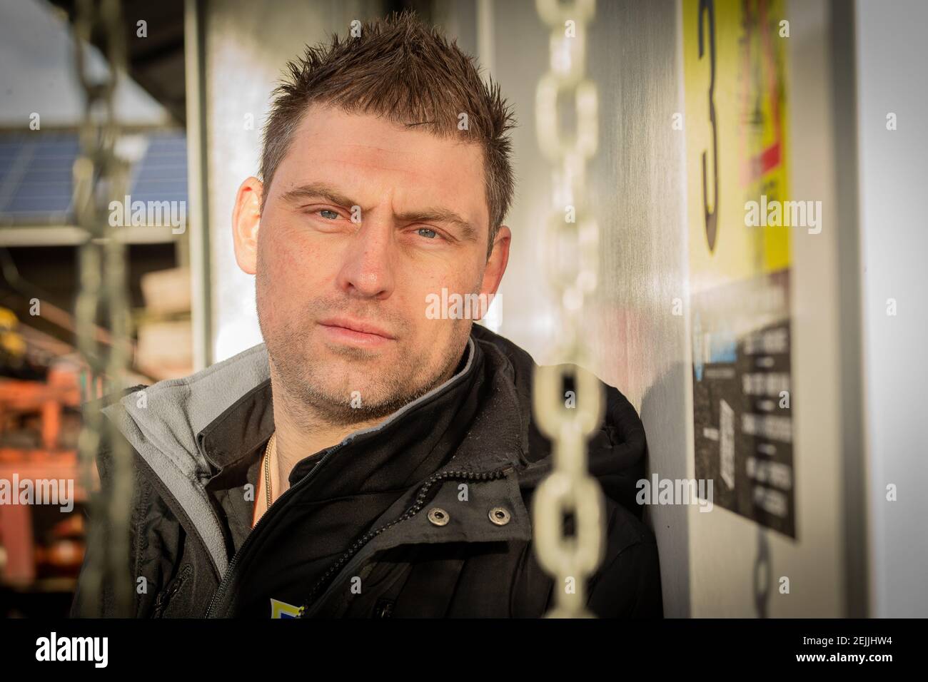ST. HUBERT, 12-02-2020, portrait of farmer Mark van den Oever from the ...