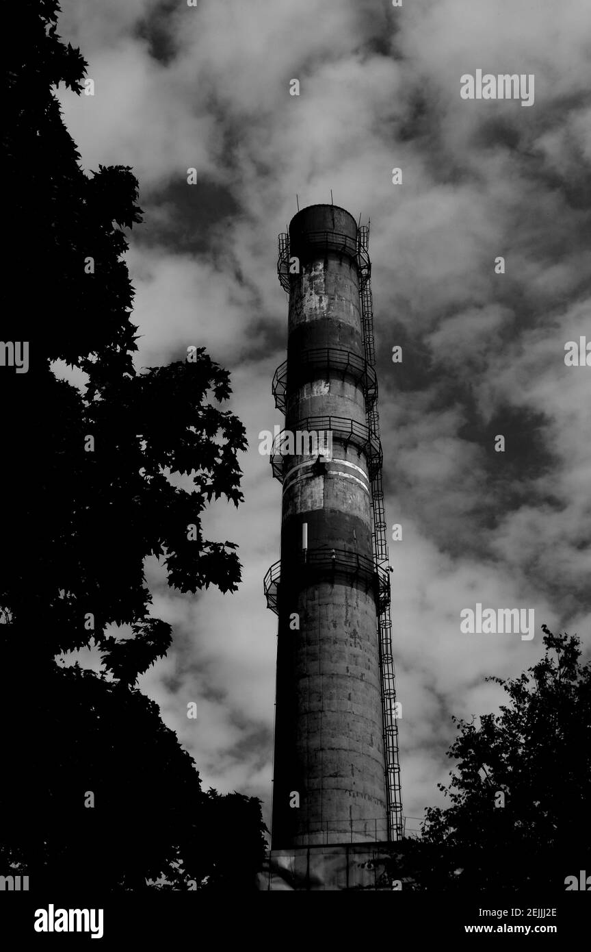 Pipes of industrial factory Stock Photo - Alamy