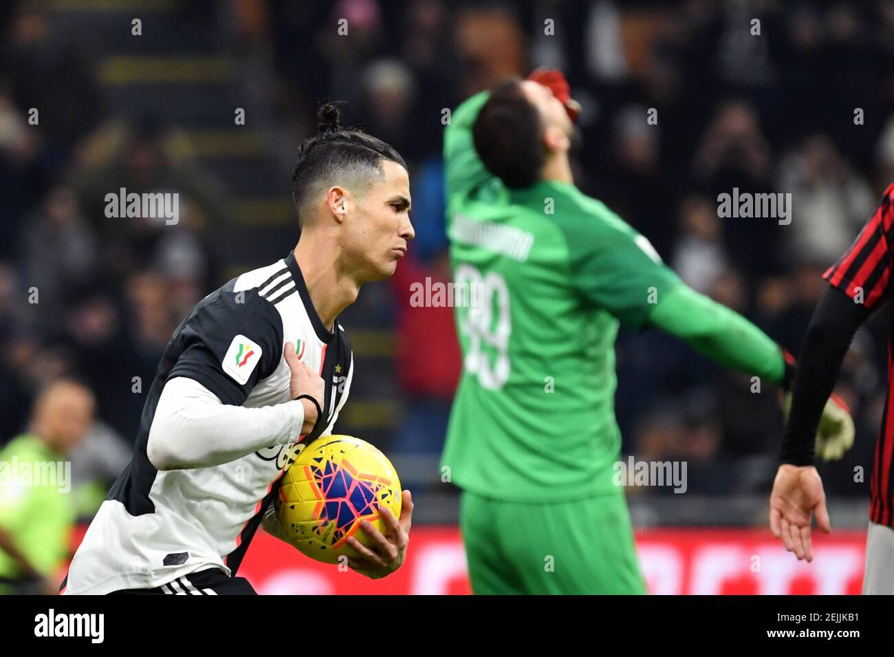 Cristiano Ronaldo (Juventus F.C.) celebrates after scoring goal 1-1 ...
