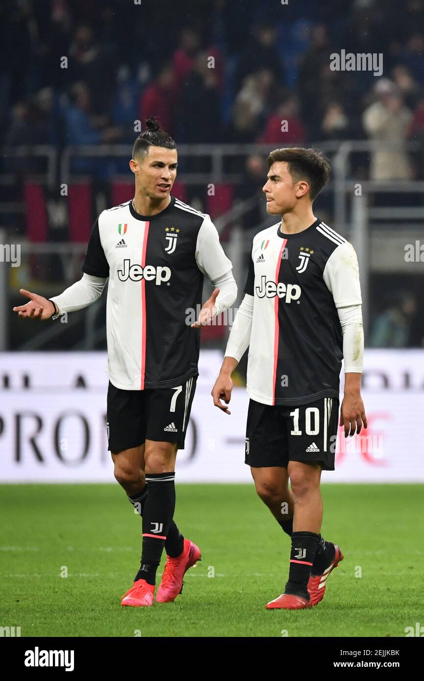 Cristiano Ronaldo (Juventus F.C.) and Paulo Dybala (Juventus F.C.) at ...