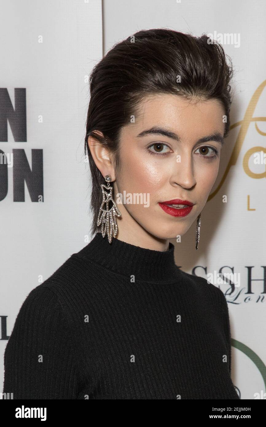 Chanel Joan Elkayam poses for a photo during her AW20 Fashion Show at ...