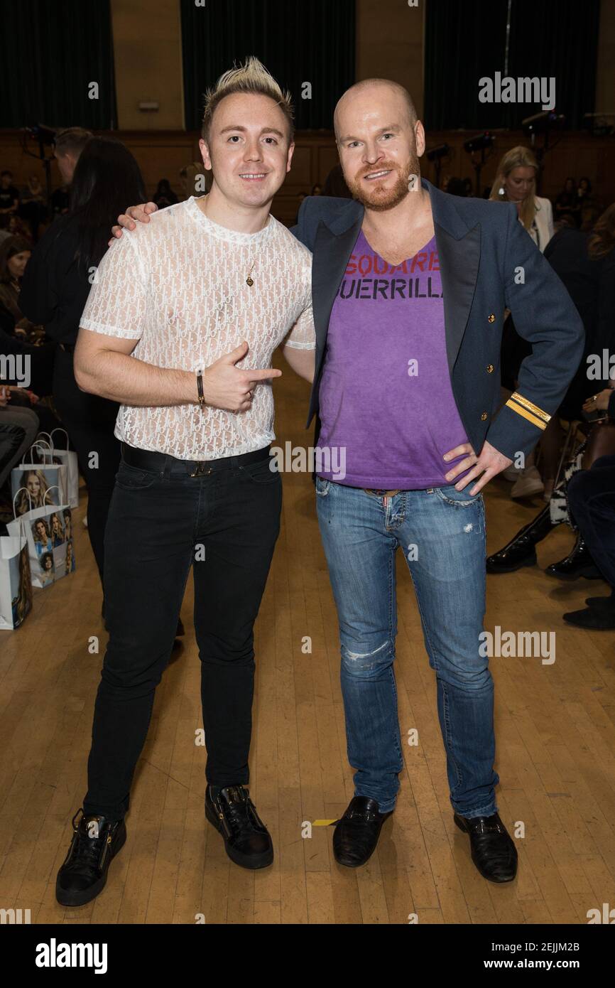 John Galea and Philip Baldwin attend the Chanel Joan Elkayam AW20 ...