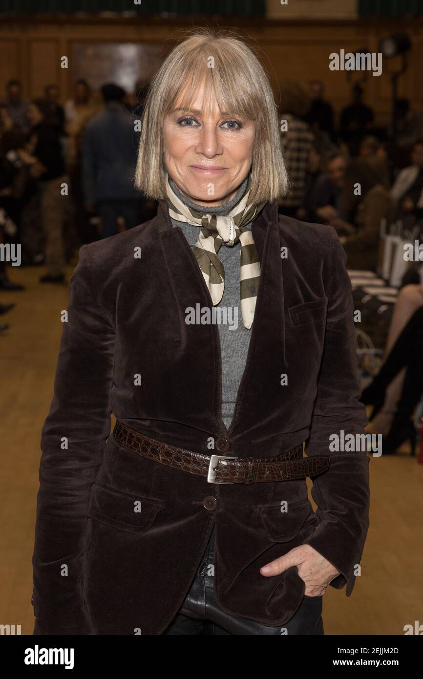 Karen Millen attends the Chanel Joan Elkayam AW20 Fashion Show at Cecil ...