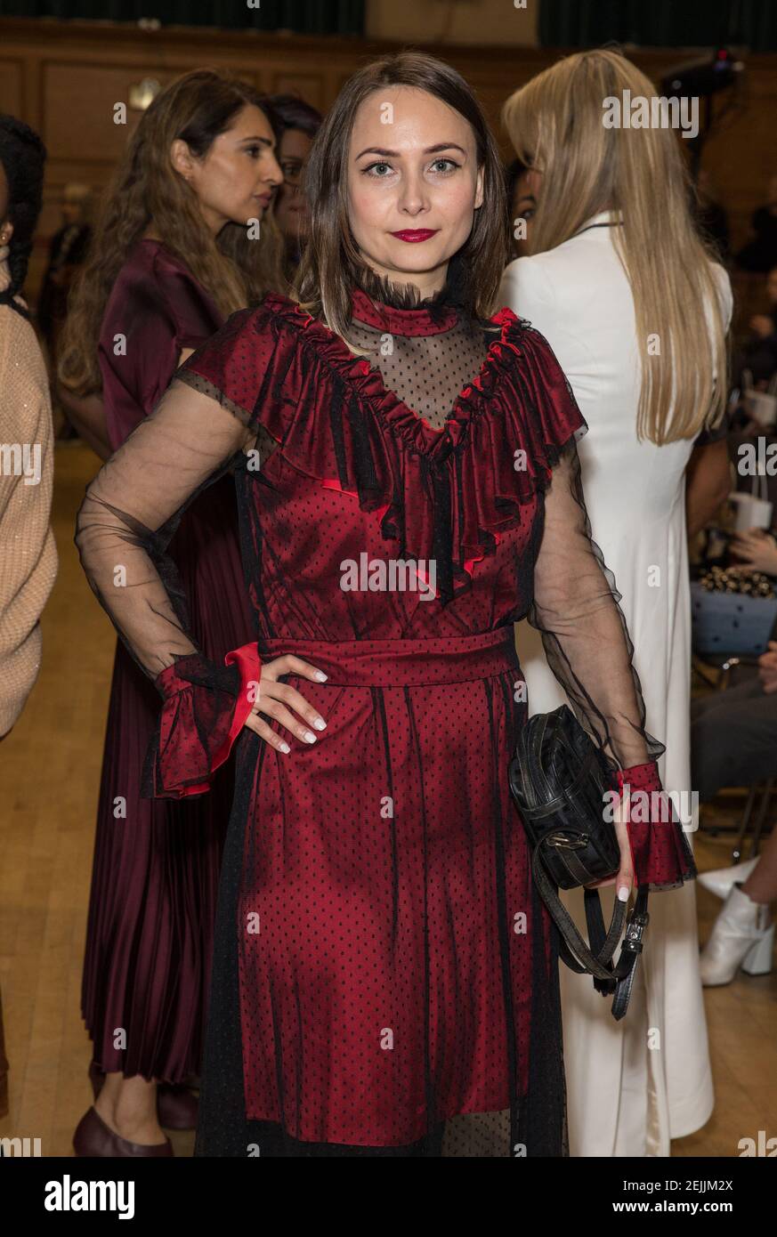 Gosia Wolinska attends the Chanel Joan Elkayam AW20 Fashion Show at ...