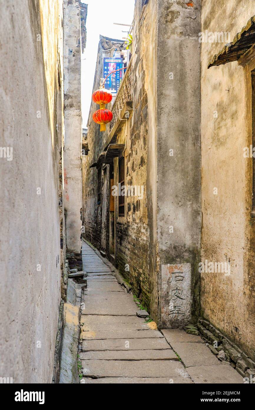 Zhejiang ï¼ŒCHINA-Xitang ancient scenic spot, Jiashan county, Jiaxing ...