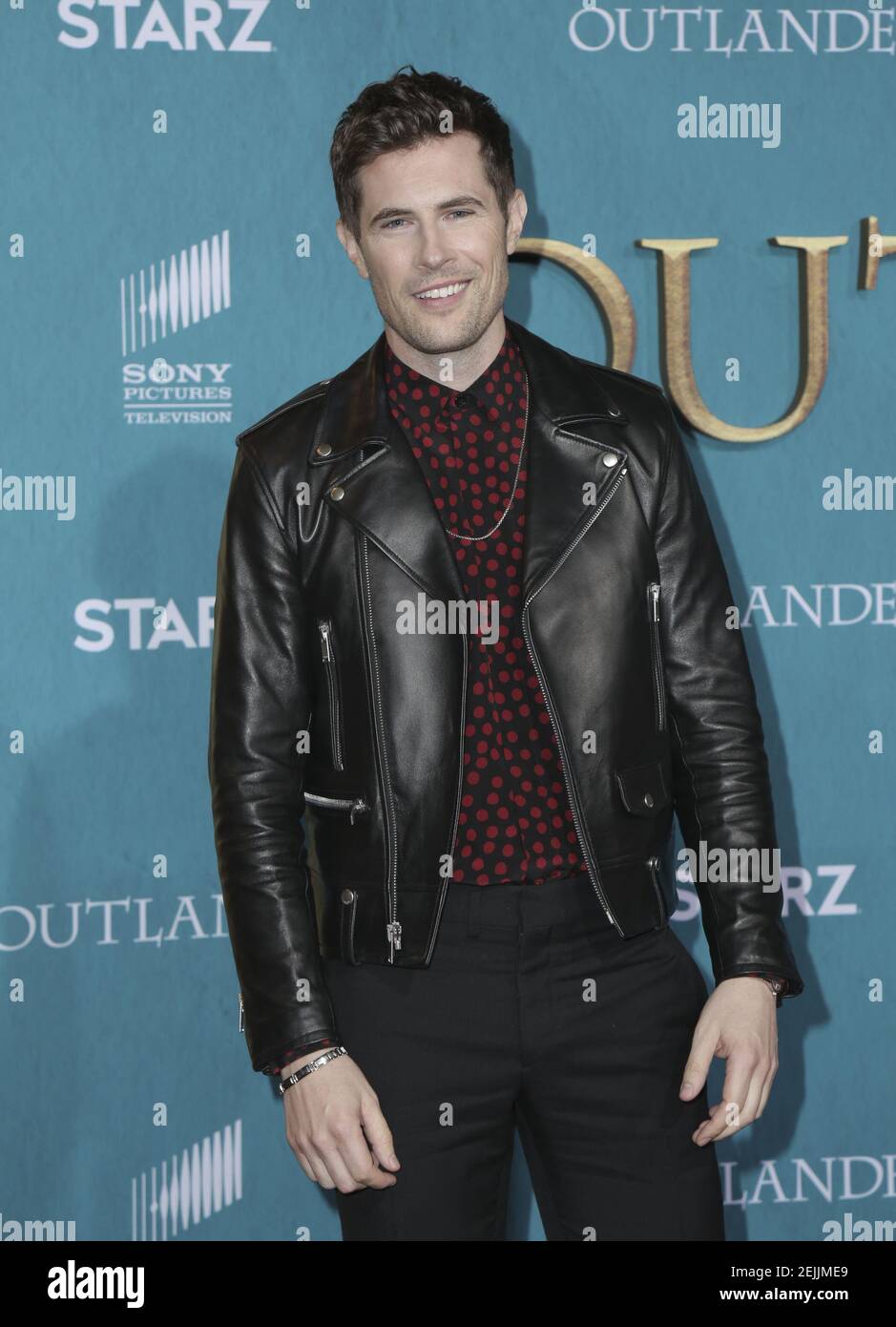 David Berry walking the red carpet at the Starz Premiere Event For ...