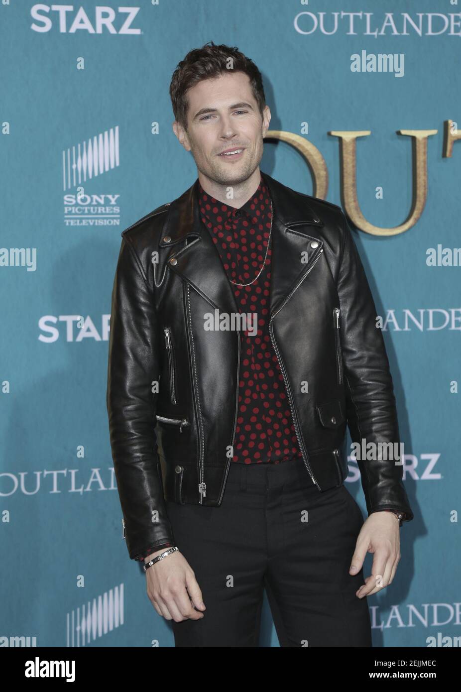 David Berry walking the red carpet at the Starz Premiere Event For ...