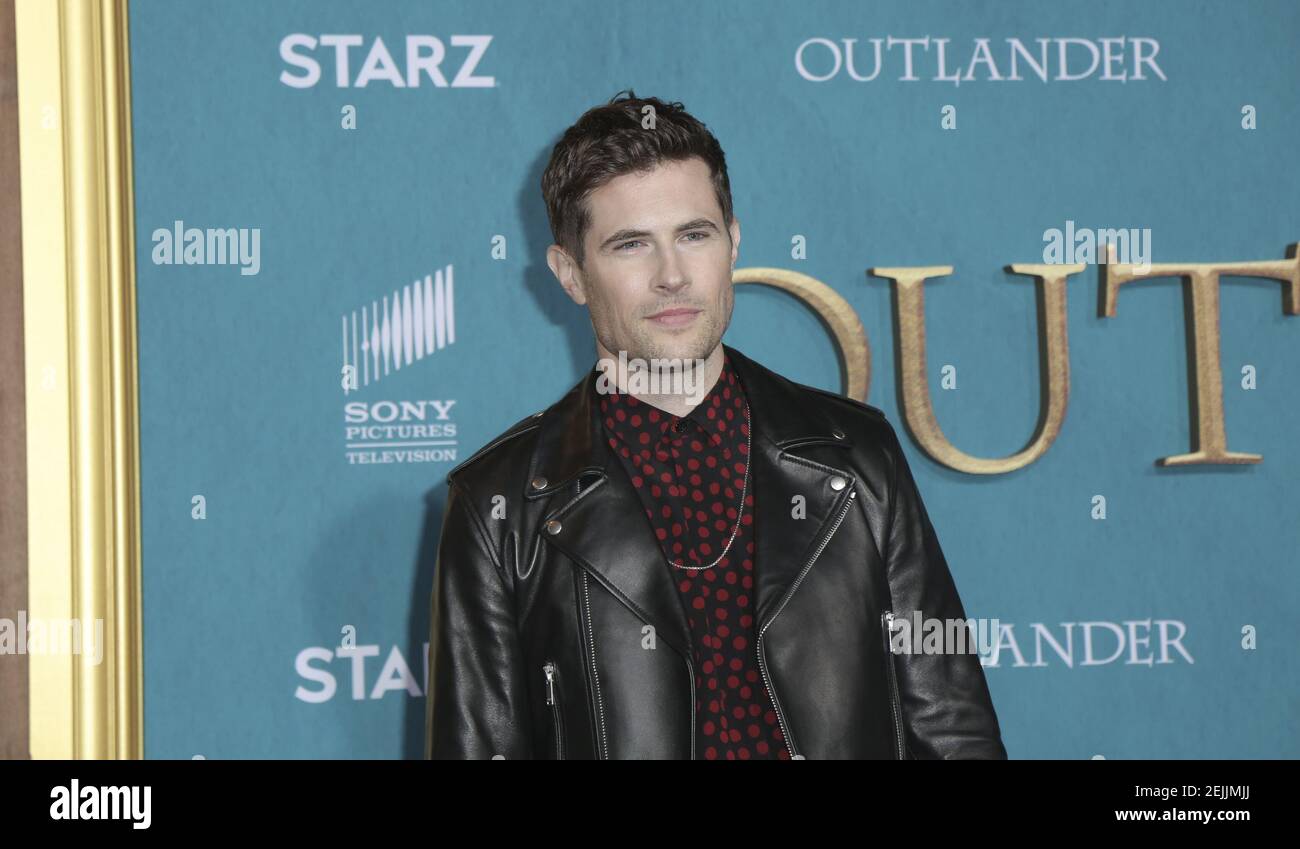 David Berry walking the red carpet at the Starz Premiere Event For ...