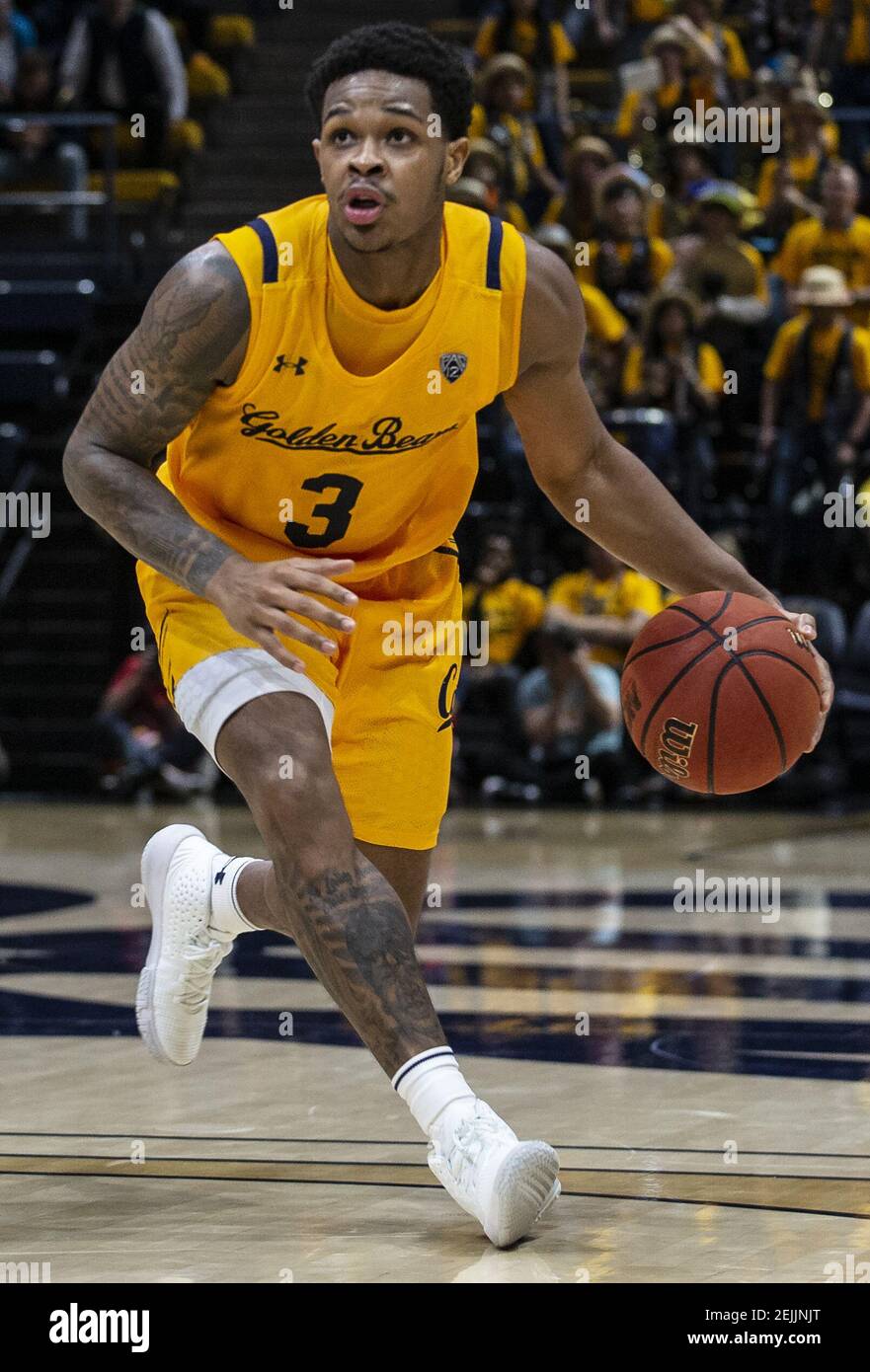 Feb 13 2020 Berkeley, CA U.S.A. California Golden Bears guard Paris ...