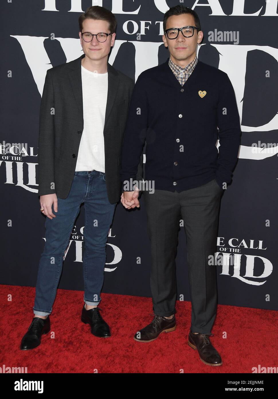 (L-R) Joshua Cockream and Conrad Ricamora at the 20th Century Studios ...