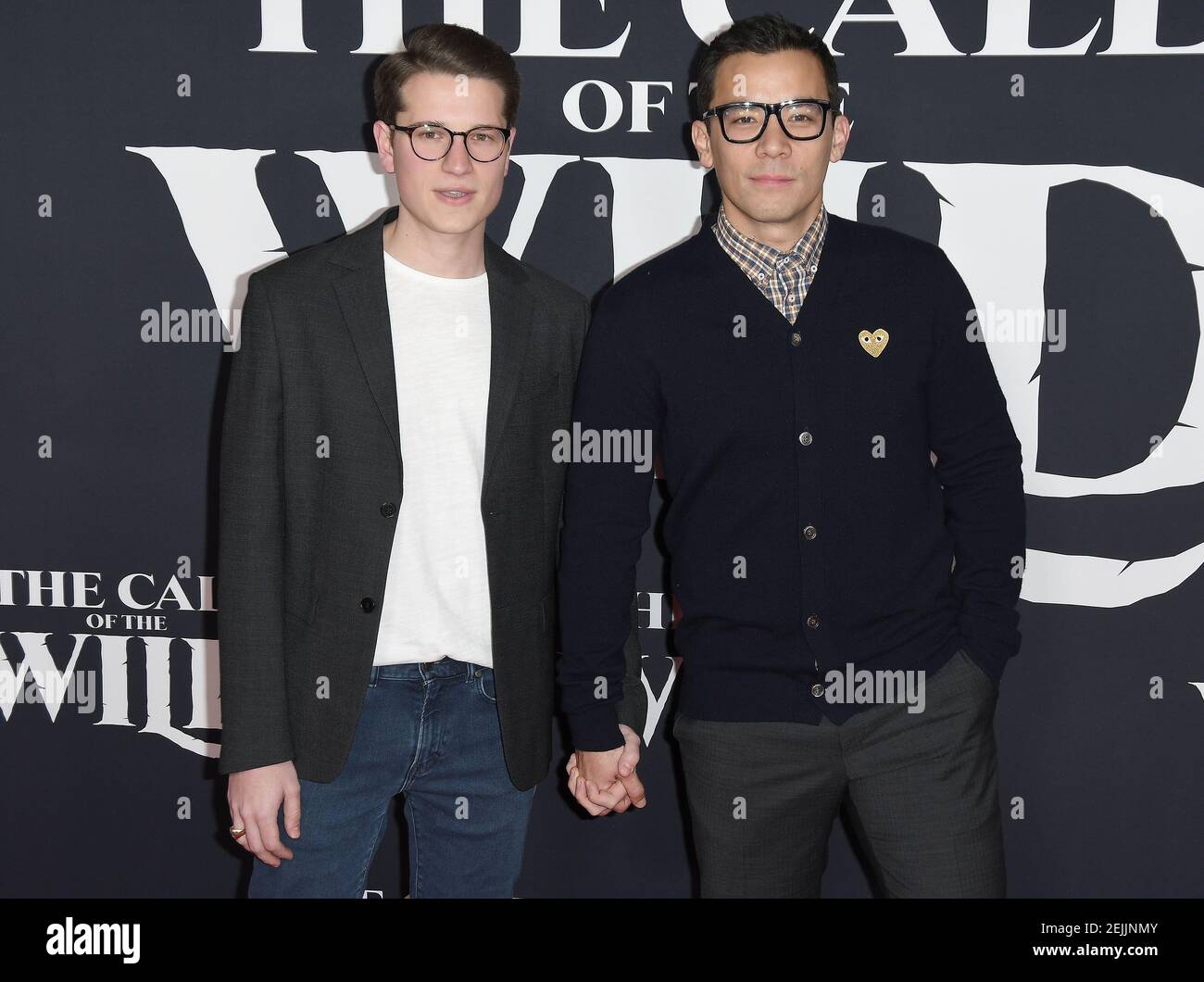 (L-R) Joshua Cockream and Conrad Ricamora at the 20th Century Studios ...