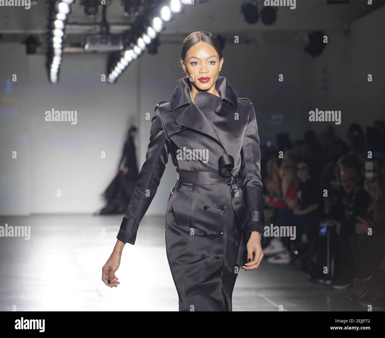 Model walks runway for Zang Toi collection during Fashion Week at Pier ...