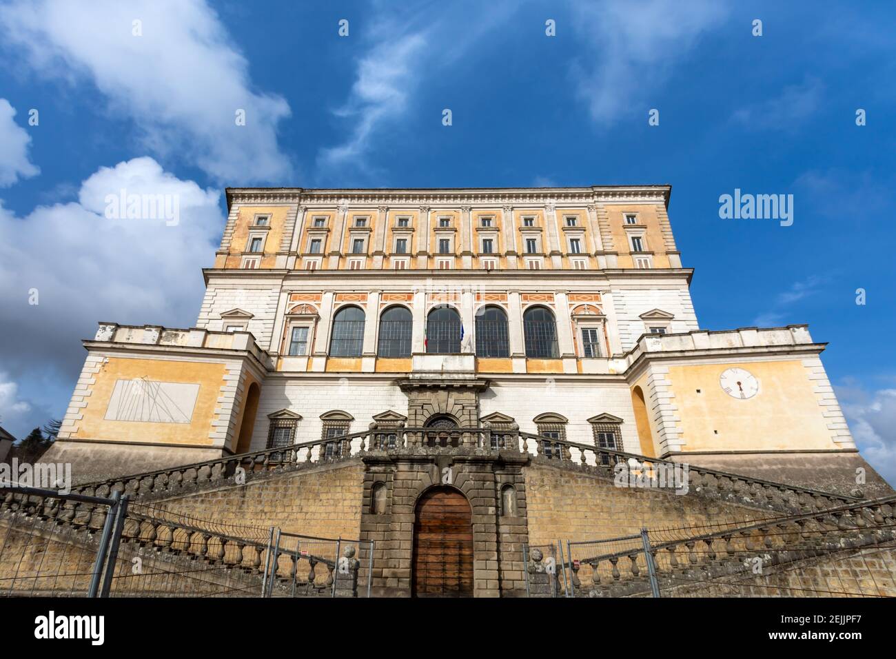The Villa Farnese is located in the town of Caprarola near Viterbo ...