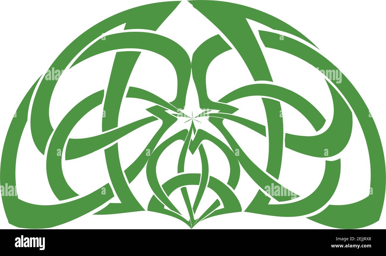 Heart and Celtic trinity knot, vector Stock Vector Image & Art - Alamy