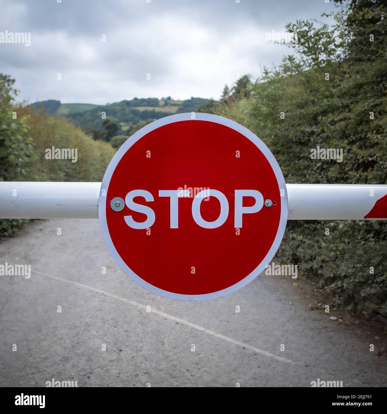 Car blocking drive hi-res stock photography and images - Alamy
