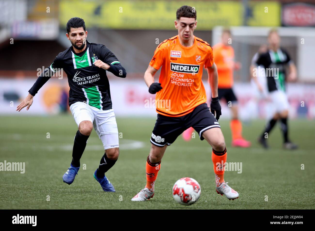 VOLENDAM, 15–02-2020 , Kras Stadium, Dutch second division, during the ...