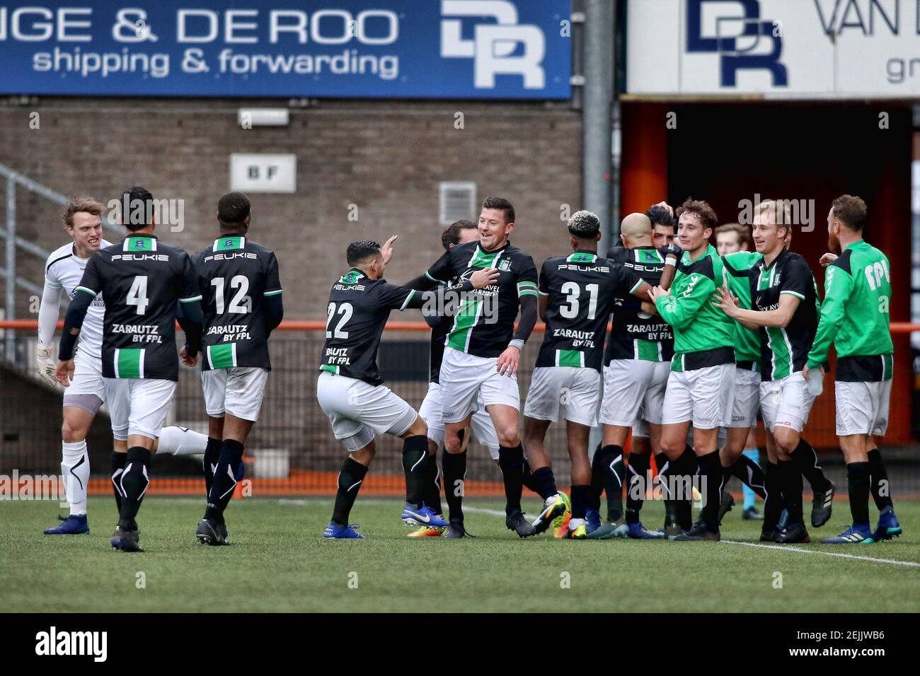 VOLENDAM, 15–02-2020 , Kras Stadium, Dutch second division, during the ...